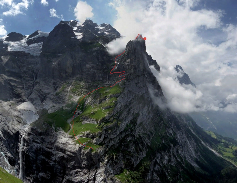 Big wall de Mattenberg, j'y pantz donc j'y suis — Topo Paralpinisme