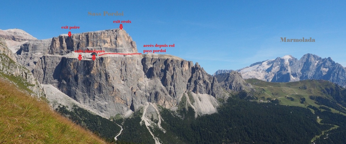 Sass Pordoï — Topo Paralpinisme